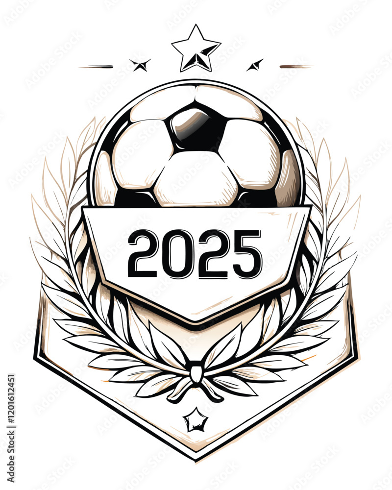 Design a minimalist, modern badge logo featuring the letters "SOC ...