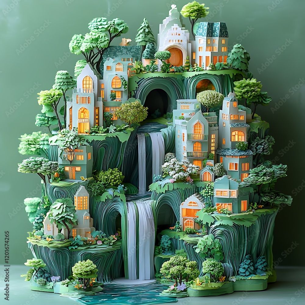 Urban oasis of the future: Unleash your creativity and imagination to construct a utopian ...