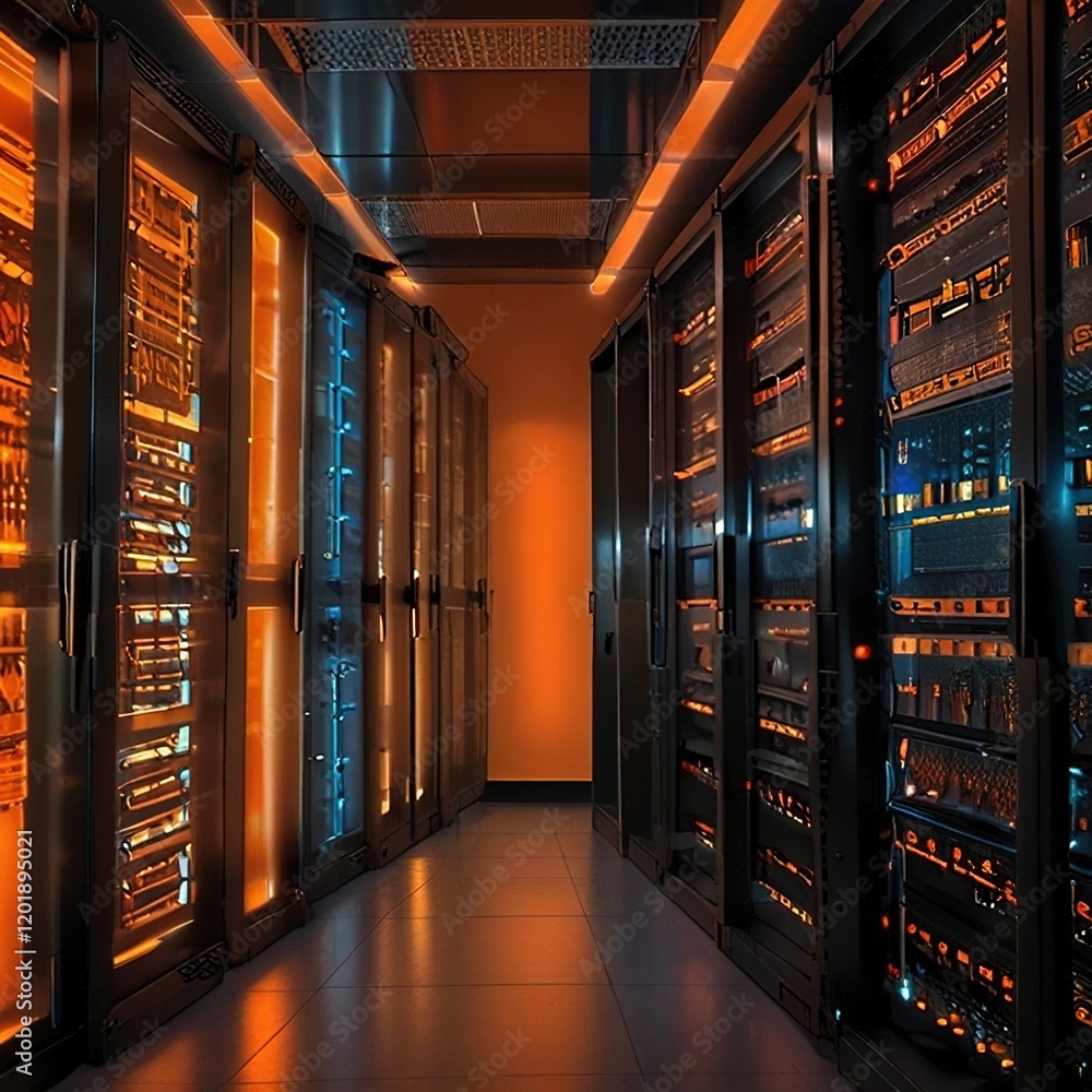 erver rooms,room with servers,data center,,server rack with servers ...