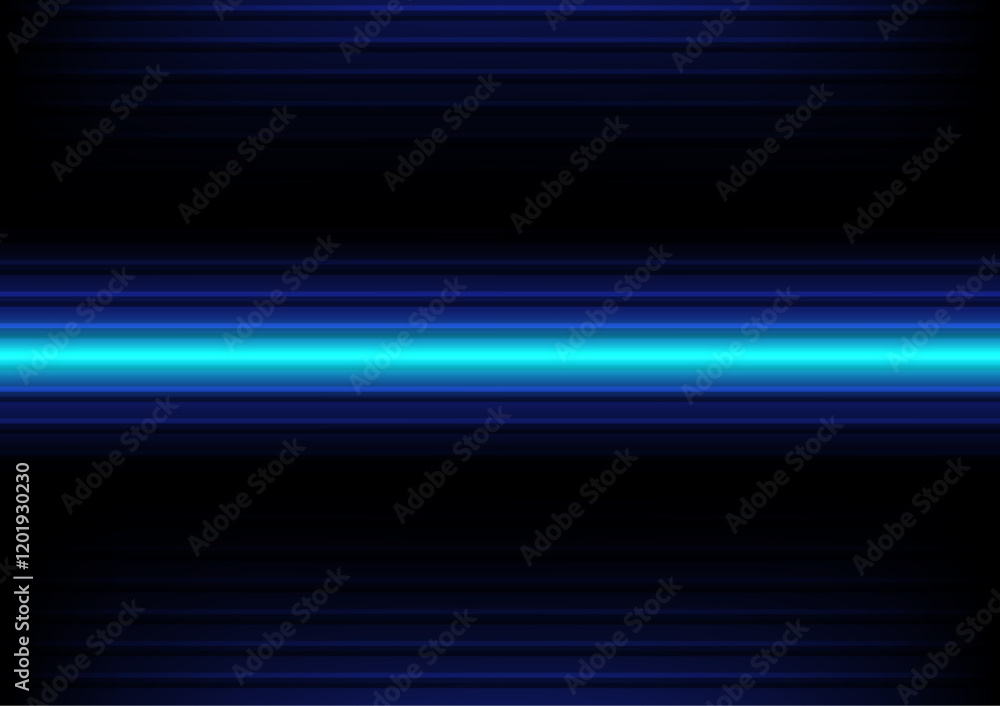 Abstract Neon Technology Background blue Laser Light Beams and Gradient ...