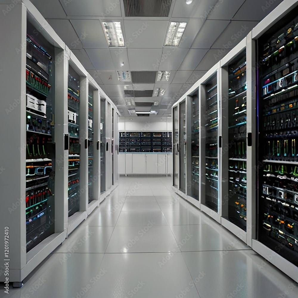 server rooms,room with servers,data center,,server rack with servers ...