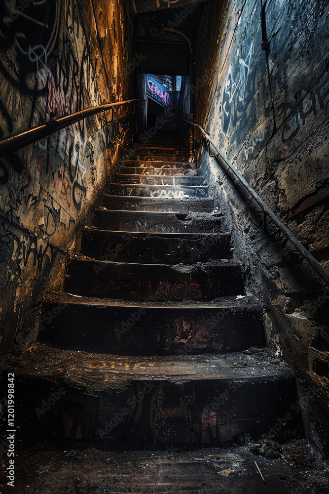 Infuse the Urban Exploration theme with psychological depth using a ...