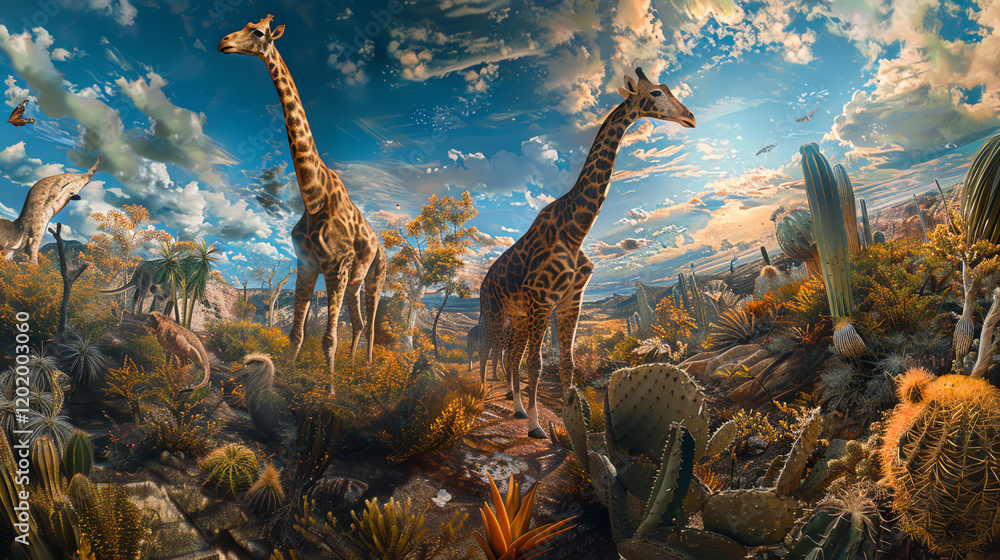 Transform traditional art mediums into a visual feast of animal ...