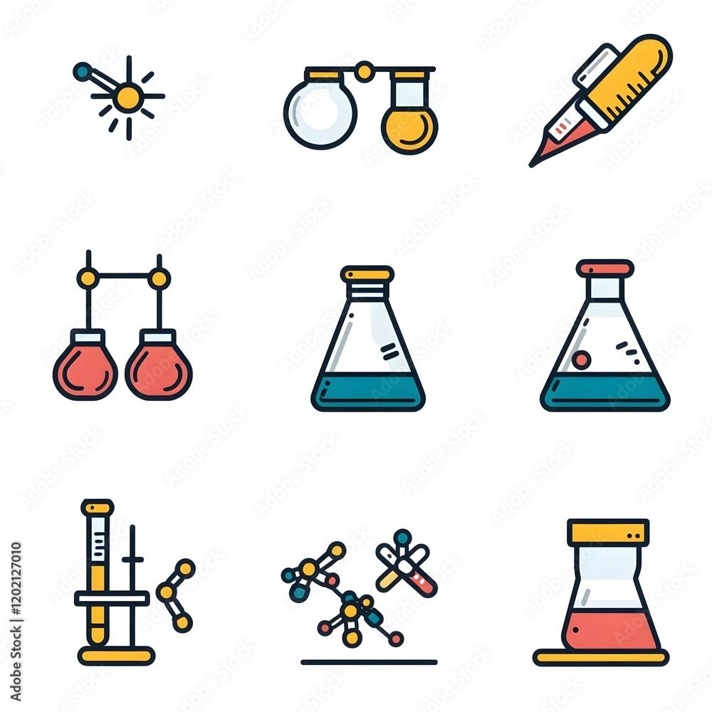 Versatile icon set with a clean minimalist design focusing on ...