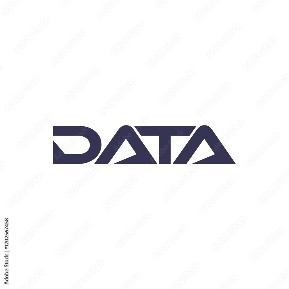 Data Typography logo design delivers a modern, data-driven aesthetic ...