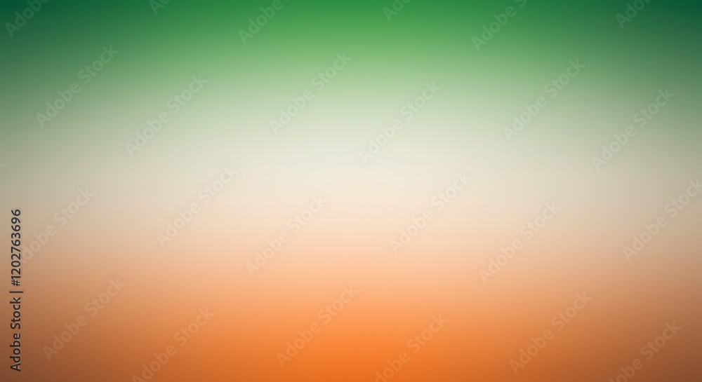 Abstract india flag color gradient background with grain texture ...