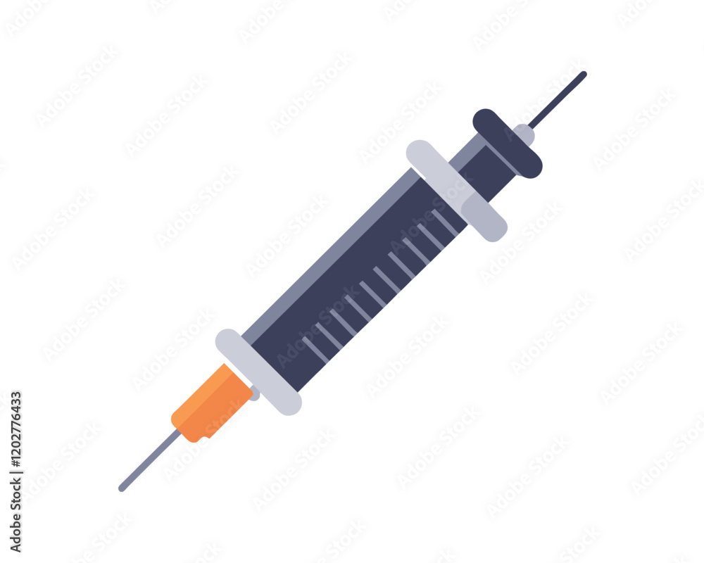 Syringe Icon Vector. Doctors often use syringes to prevent and treat ...