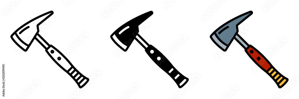 Axe is a versatile firefighting tool for chopping wood, breaking ...