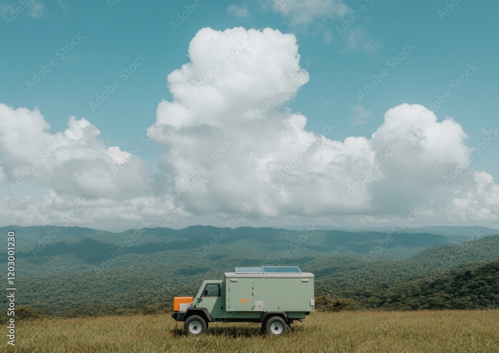 Eco-Inspired Field Research Mobile Setup Solar-Powered Laboratory ...