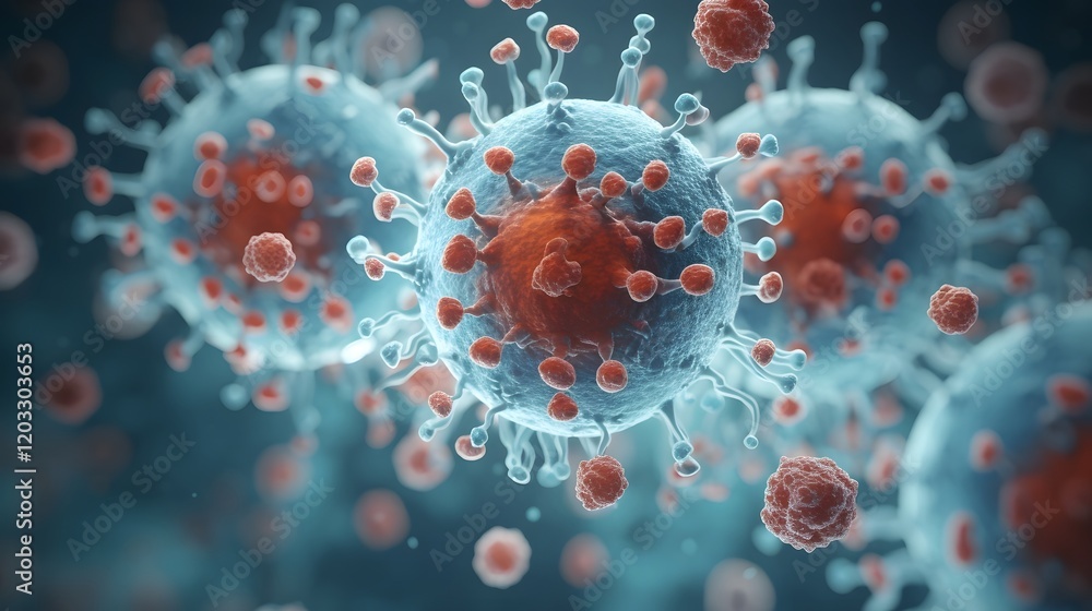 Detailed medical animation illustrating the mechanism of action of ...