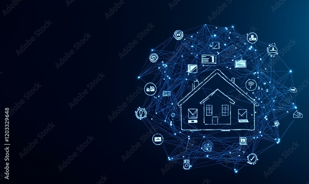 Geometric Harmony in Remote Learning, an intricate layout of digital ...
