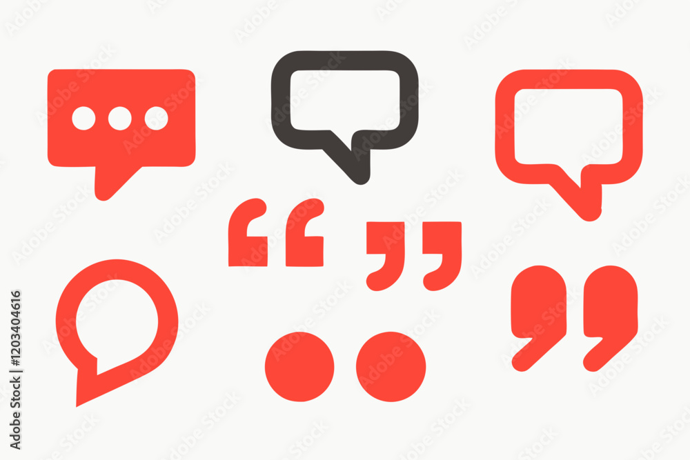 Communicative Expressions: A collection of various speech bubble and ...