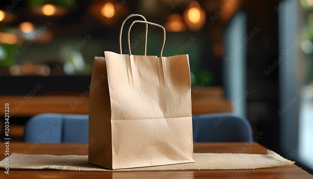 Unveiling craft paper bag showcase urban gallery visual display ...