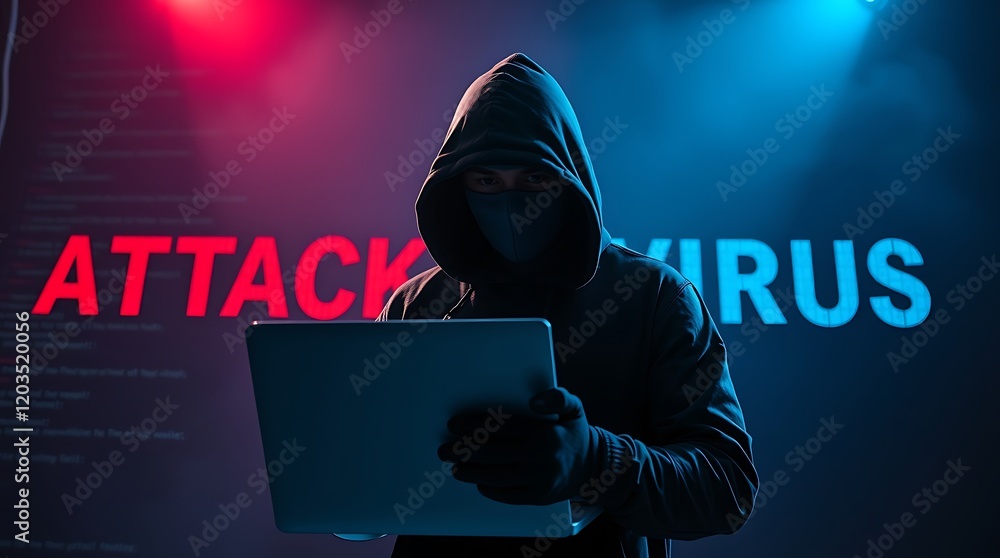 Cybersecurity Threats And Data Breach Concepts With Binary Code In Background Hacker Hacking