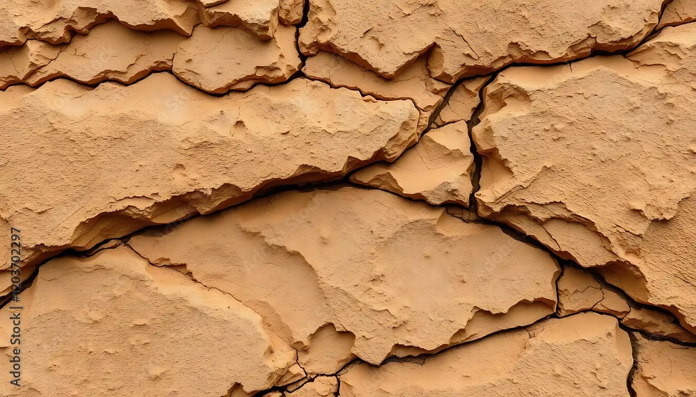 Cracked earth texture showing arid land surface Stock Illustration ...