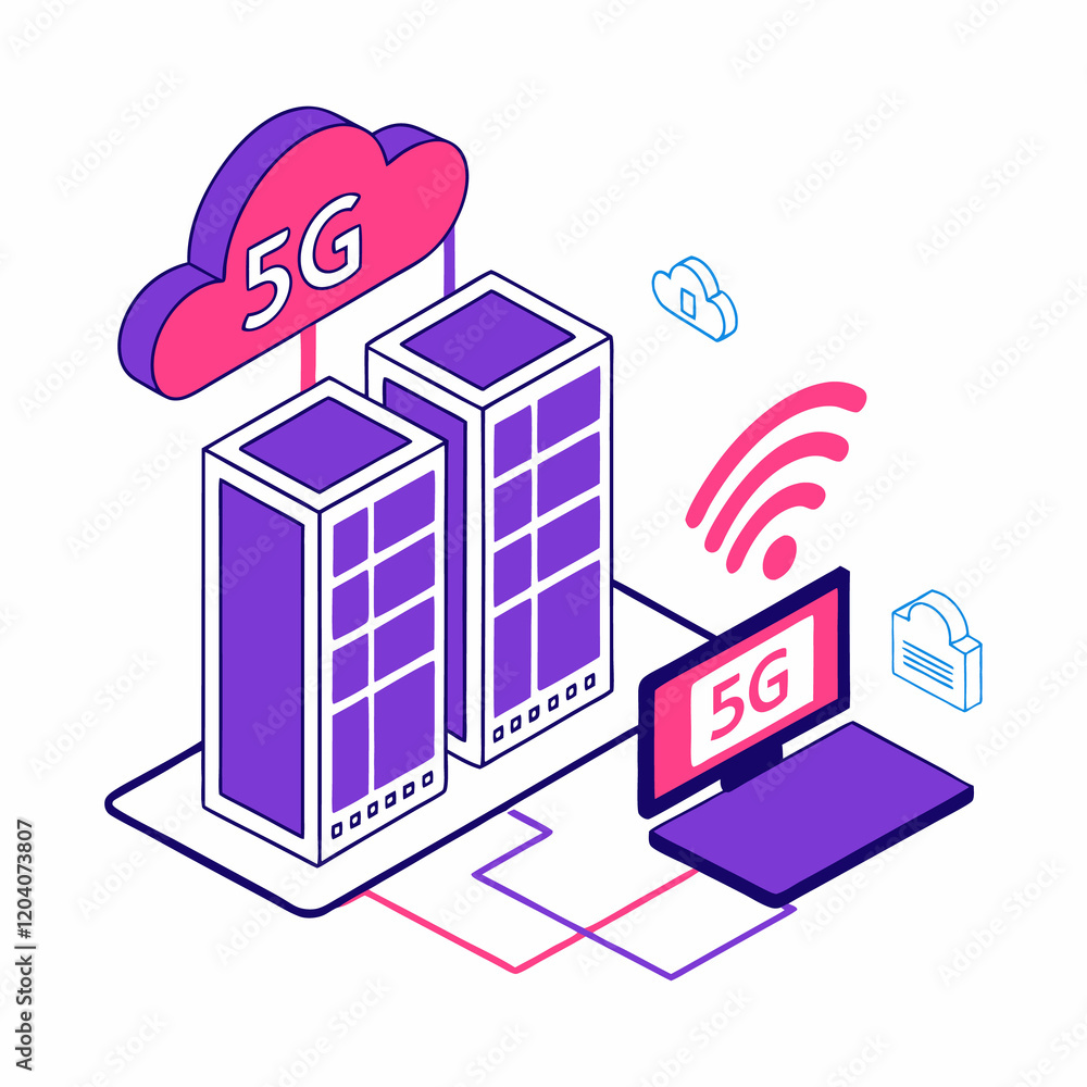 5G Network Infrastructure: Cloud Servers and Data Center Connectivity ...