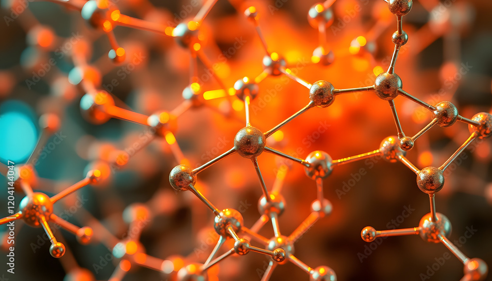 science, abstract, connection, backgrounds, molecular structure ...