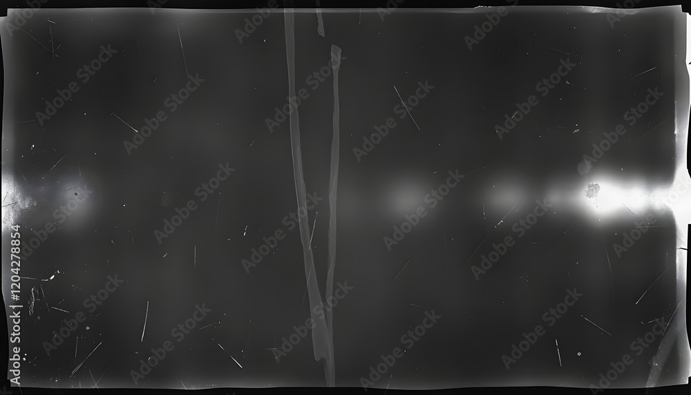 Black and white film negative texture background with dust, scratches ...
