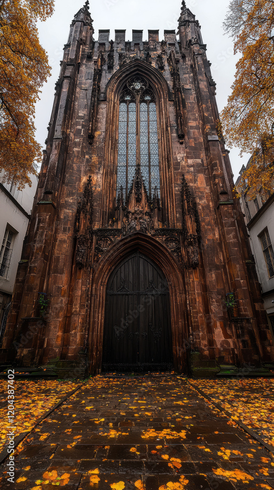 Gothic architecture, An image depicting intricate Gothic architecture ...
