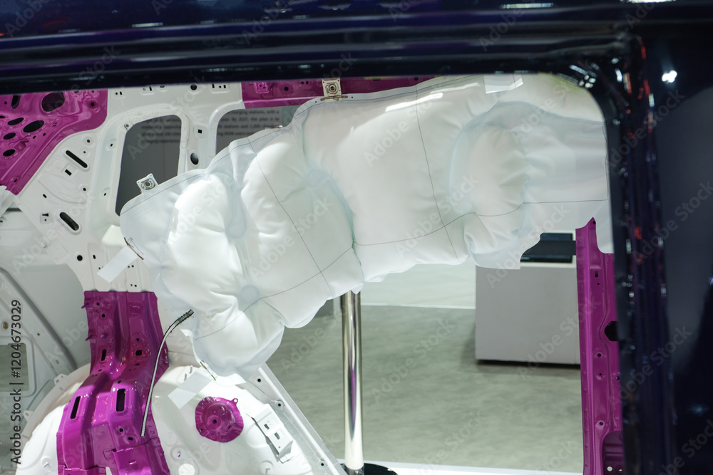 Foto de Stock Shows the internal structure of an electric car ...