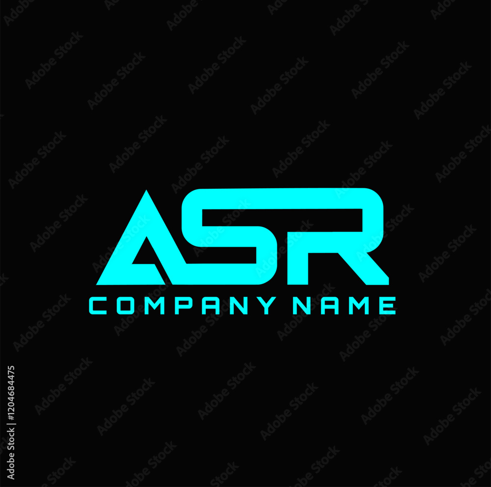 ASR letter logo design vector Stock Vector | Adobe Stock