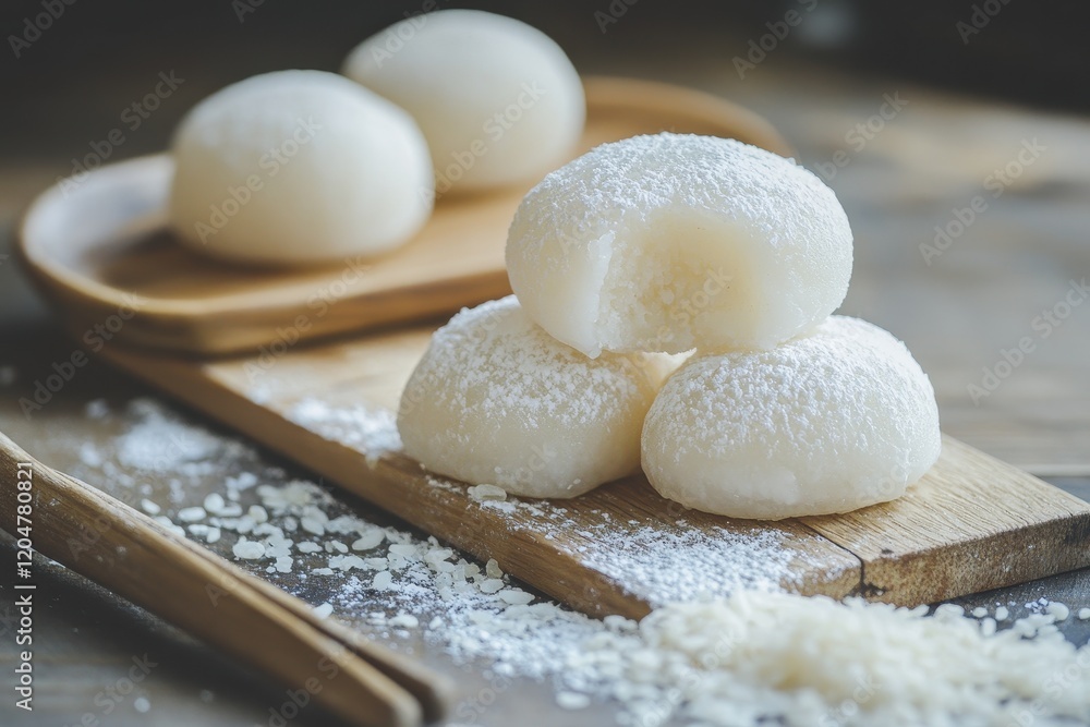 Mochi kekinian signifies contemporary versions of mochi a beloved ...