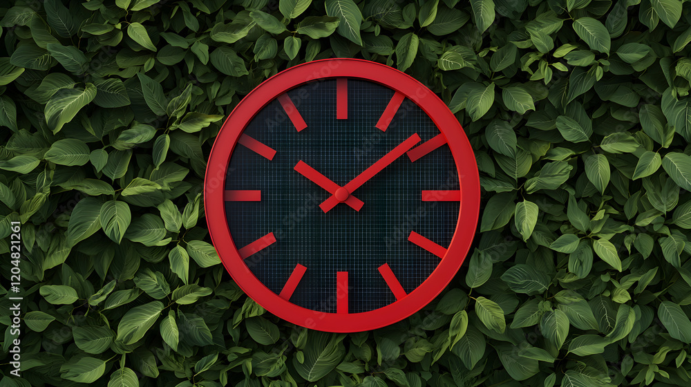 Giant Plant Clock: A Symbol of Net Zero Urgency and Sustainable ...