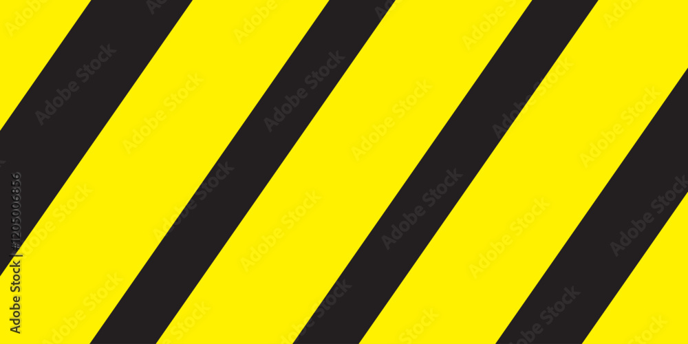 Warning safety yellow black diagonal stripes line caution hazard danger road sign symbol. Stock ...