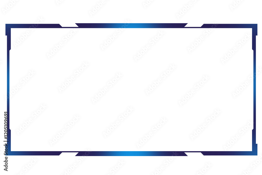 Twitch overlay facecam design with transparent background, gaming ...