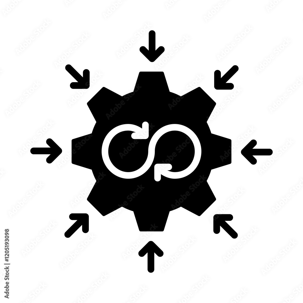 Continuous Integration Process Representing Automated Workflow Stock
