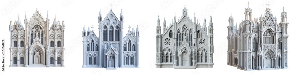 Magnificent Gothic Cathedrals and Spires Across Europe Showcasing ...