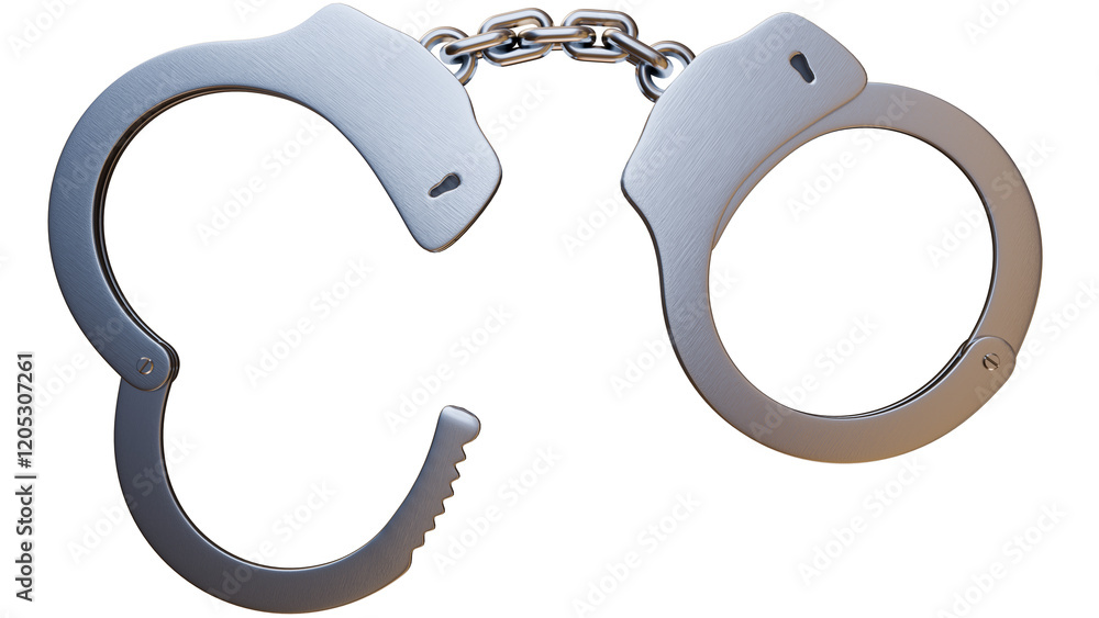 Opened Handcuffs. crime, punishment and prison concept. Transparent PNG ...