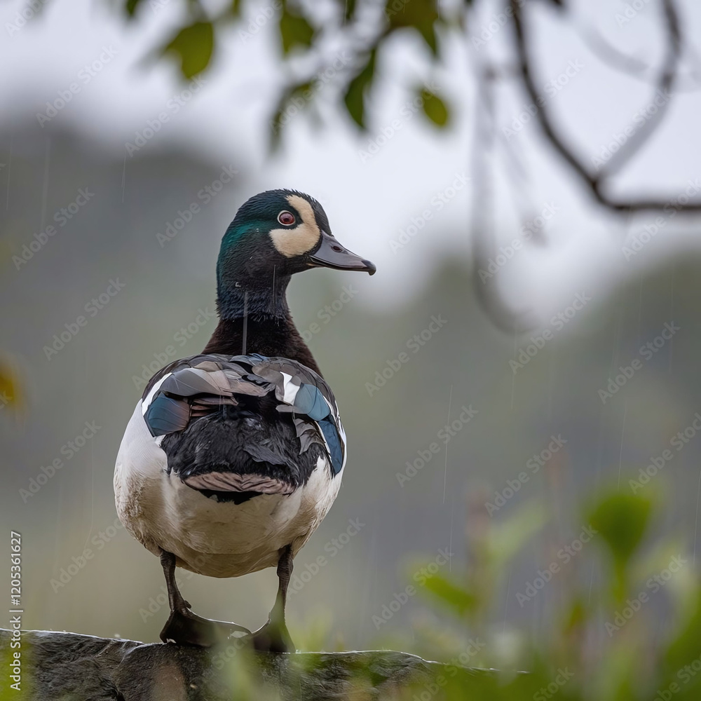A rare photo of the extinct Labrador Duck (Camptorhynchus labradorius ...