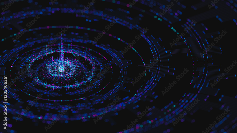 Big data artificial intelligence machine learning neural network flow ...