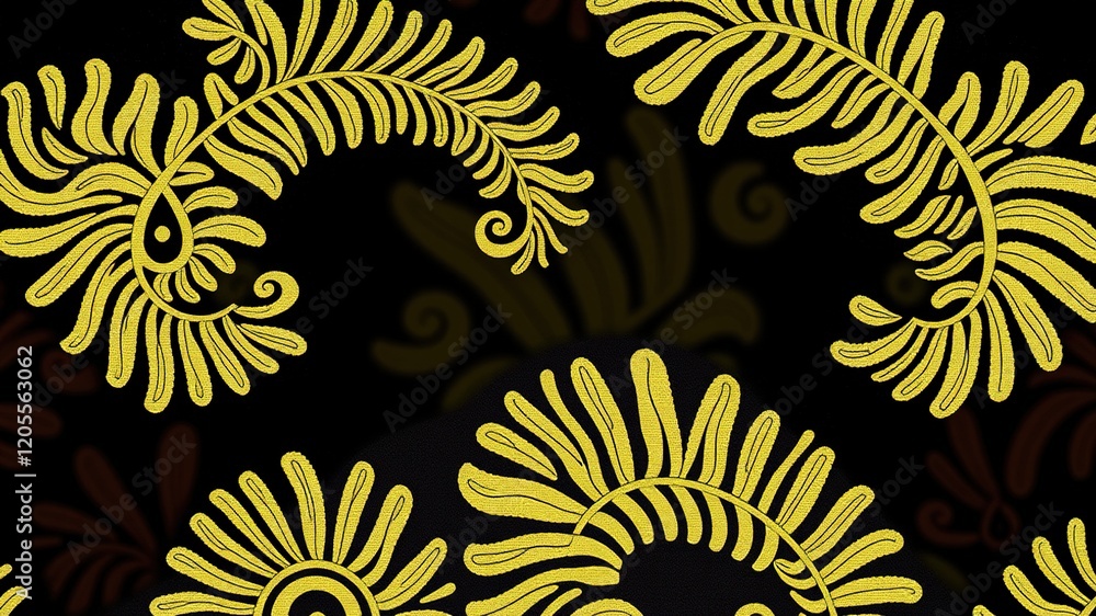 Maori Koru Pattern, Silver Fern, Traditional Design, AI Art, Vibrant ...
