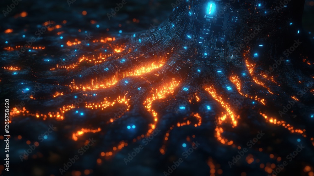 An evolutionary AI technology tree with roots of electronic circuits ...