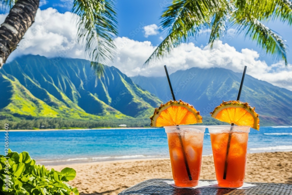 Travel to Honolulu, Hawaii for mai tai drinks at Waikiki beach bar ...