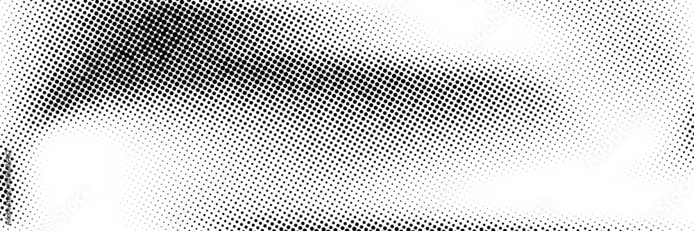 Grunge halftone gradient background. Retro pixelated bitmap backdrop ...