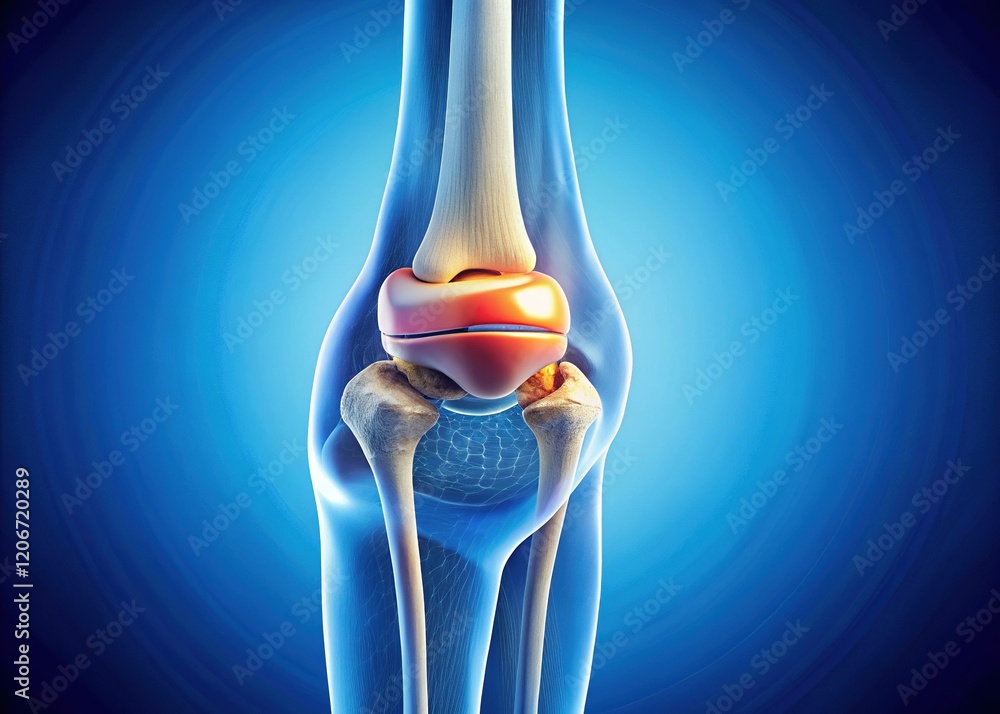 Human Knee Joint Anatomy: Tibia, Femur, Patella, Ligaments & Cartilage ...