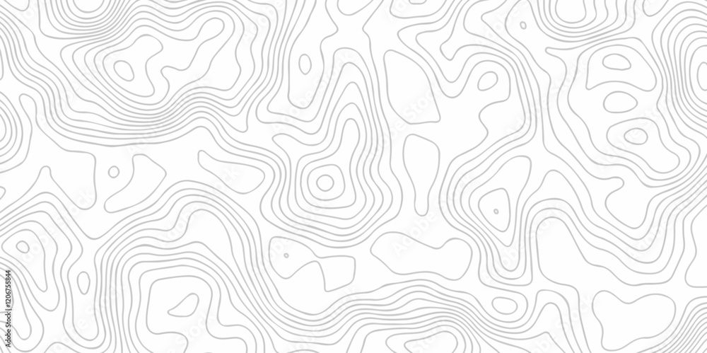 Abstract pattern with lines seamless pattern and topography map and ...