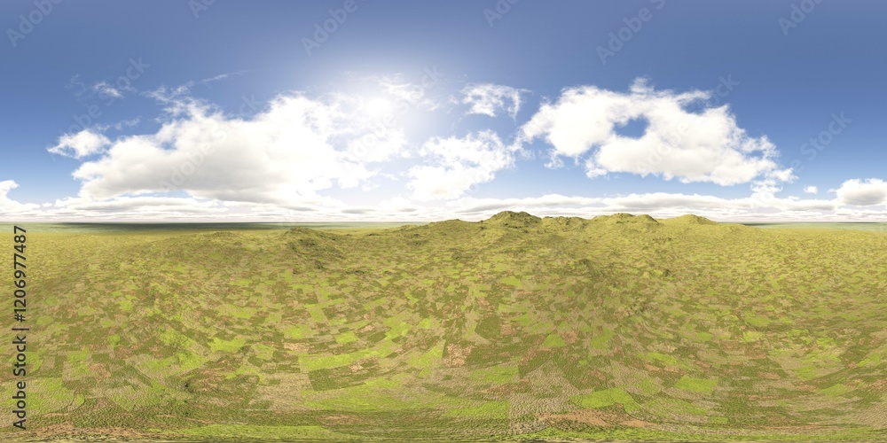 HDRI, environment map , Round panorama, spherical panorama, equidistant ...