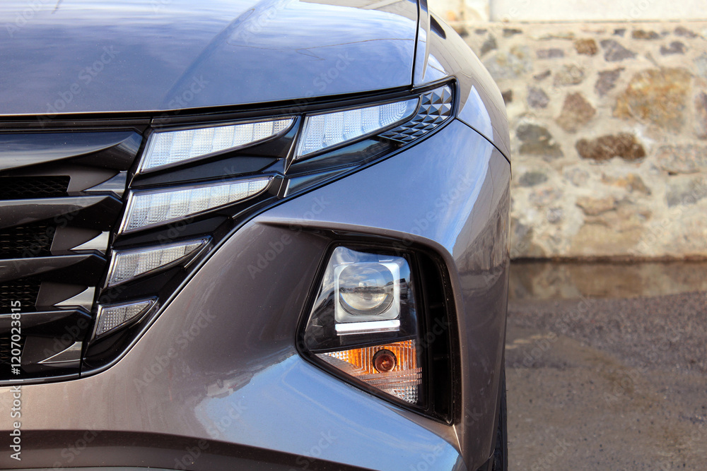 Vinnytsia, Ukraine; January 18, 2025. Hyundai Tucson 2023 right ...