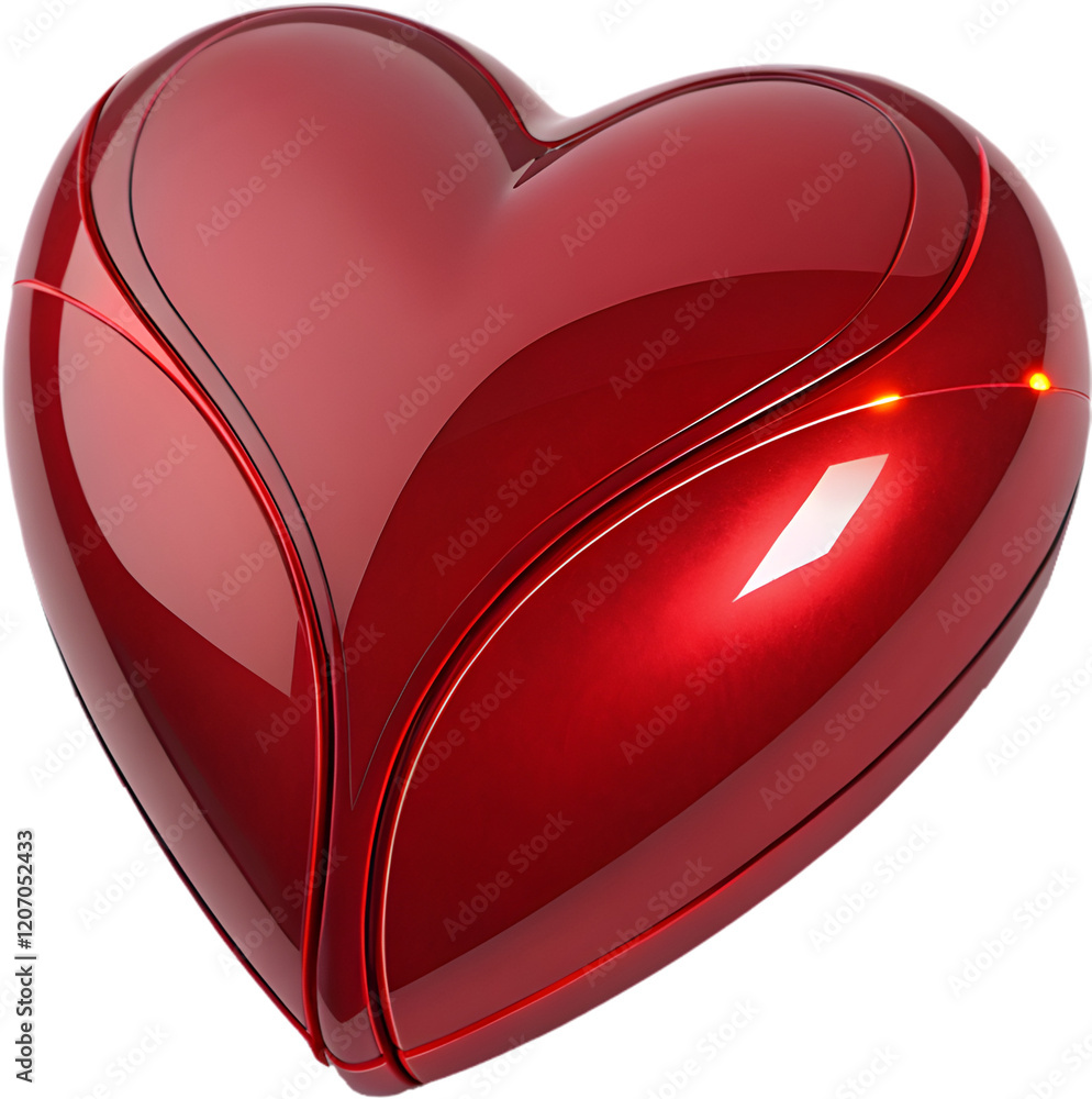 High-quality 3D renders of heart clipart representing love, emotions ...