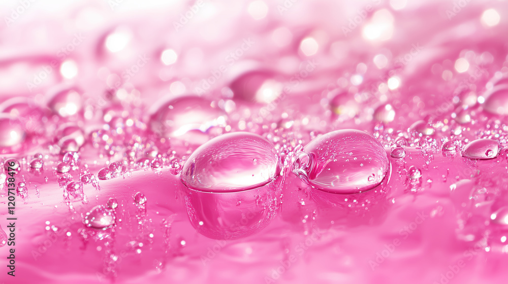 Generative AI Pink Oil Water, Glossy Smear Texture – Shiny and Smooth ...