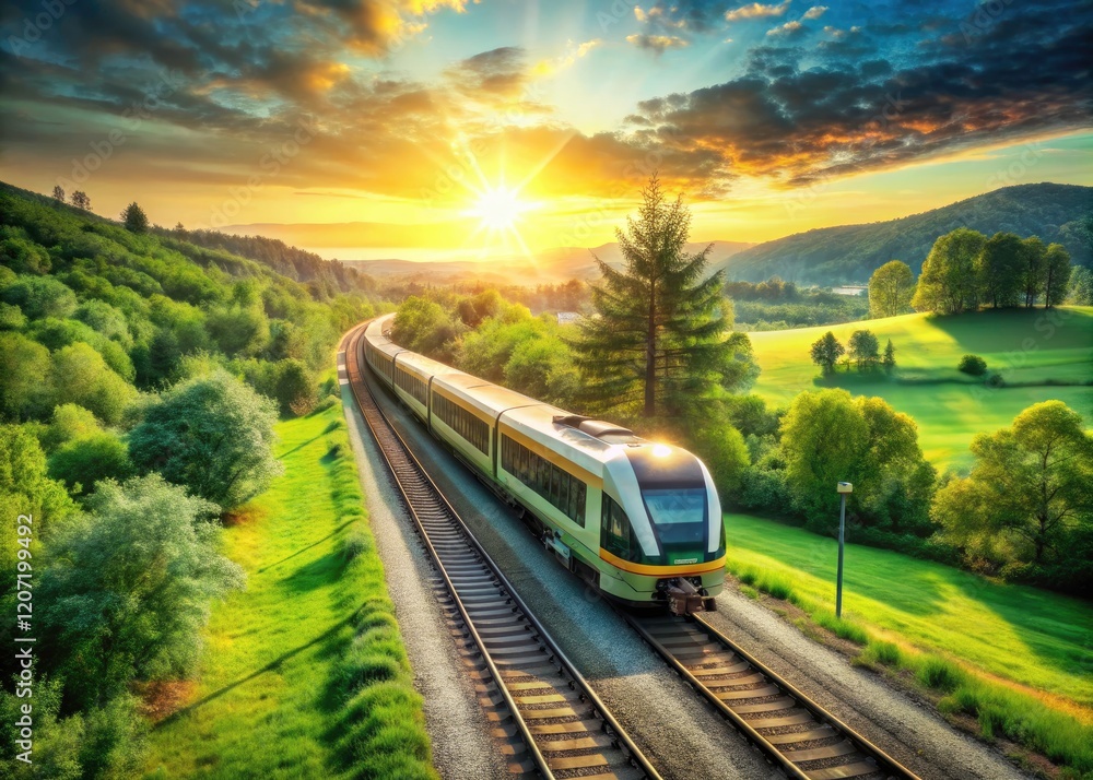 Suburban train photography: stunning high-resolution images of commuter ...