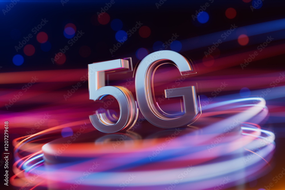 5G network. Concept of mobile networks, internet of things, mobile ...