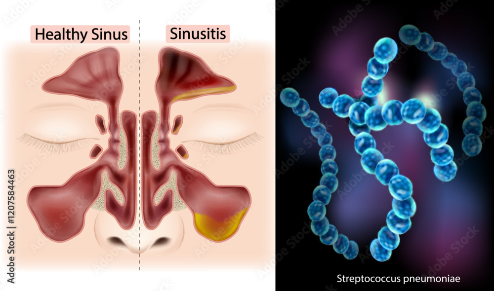 Comparison of Healthy Sinus and Sinusitis with Streptococcus Pneumoniae ...