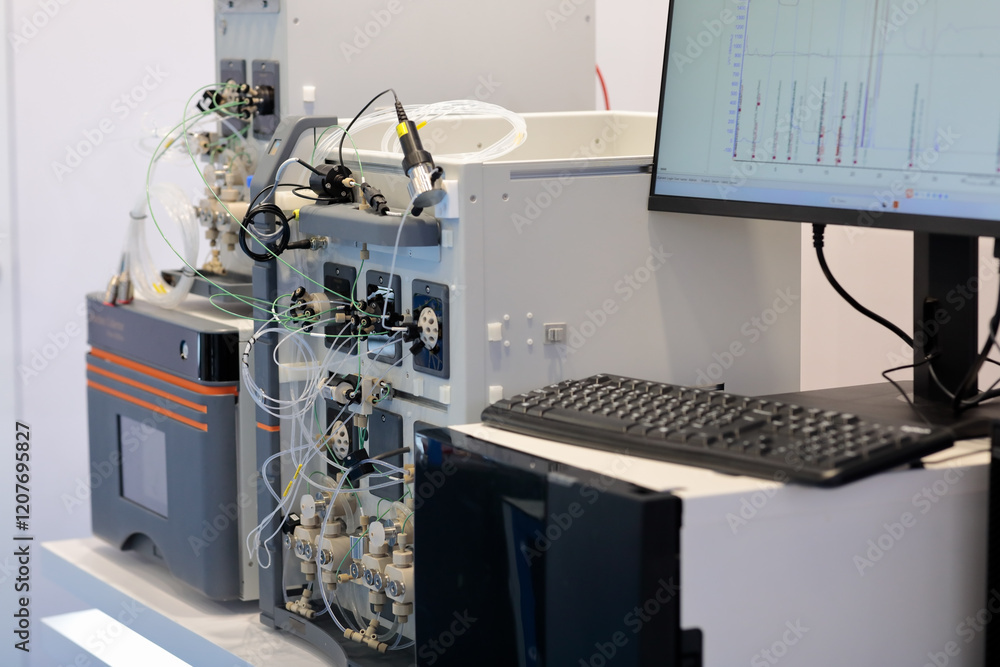 high performance liquid chromatography system Stock Photo | Adobe Stock