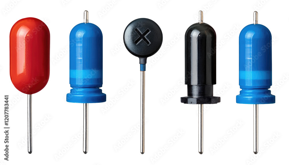 Symbols for electrical components The vector pack displays (1) standard ...