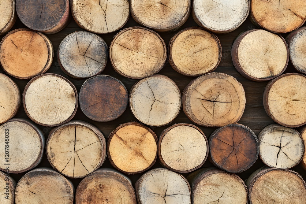 Wood Cross Sections: Nature's Art, Circular Patterns, Textured Details ...